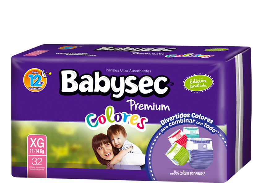 Babysec Argentina - Babysec premium colores